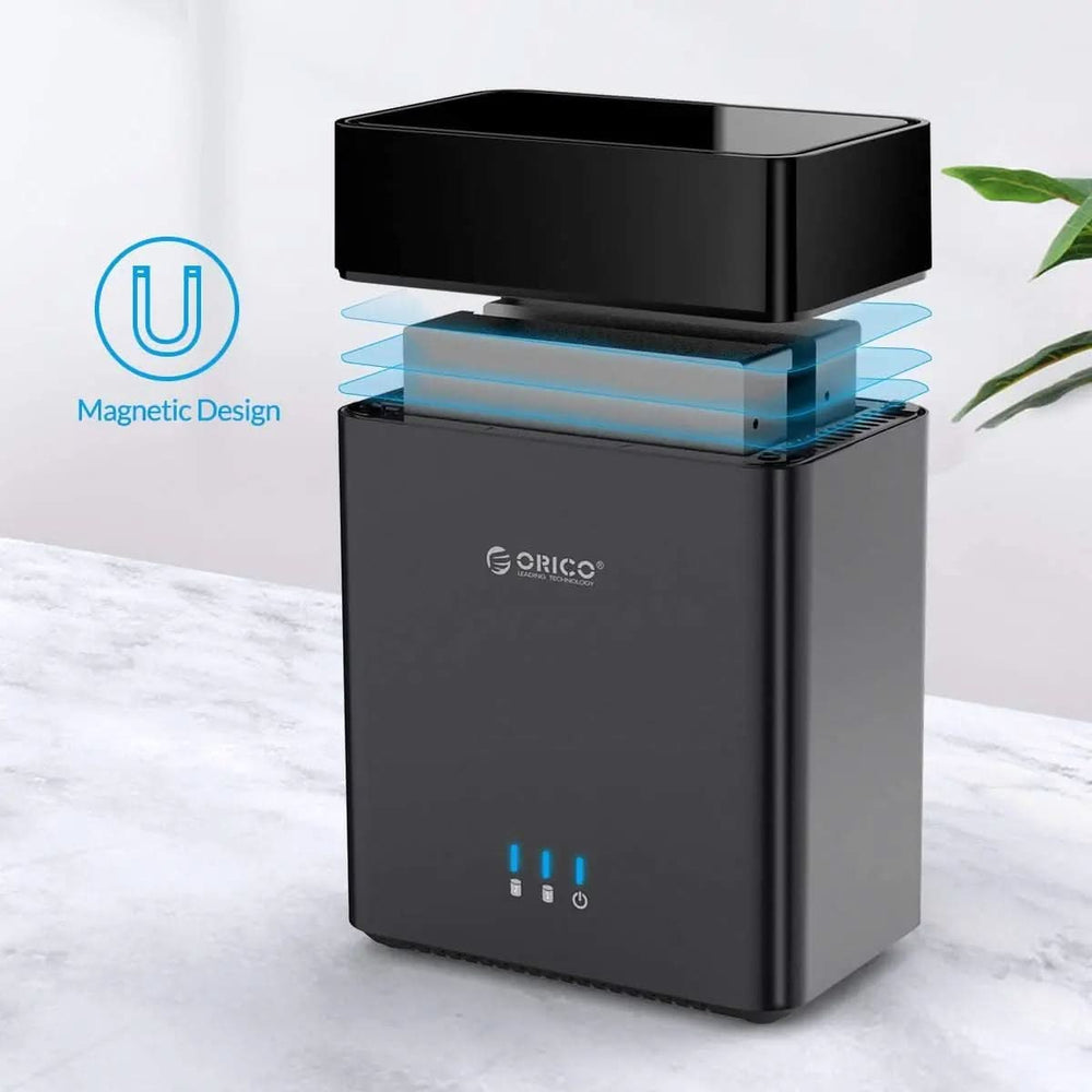 ORICO 2 Bay USB 3.0/Type-C to SATA 3.5" Hard Disk Enclosure - High ...