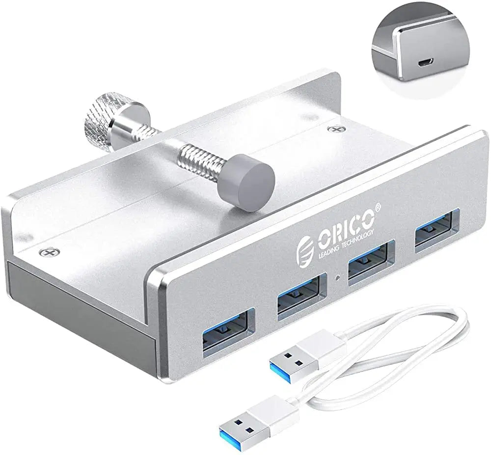 ORICO 4-Port USB 3.0 Clamp Design Mountable Hub