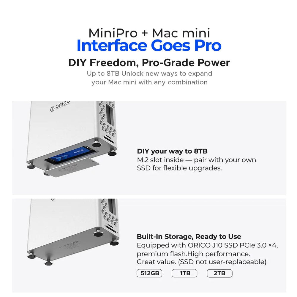 ORICO MiniPro Dock Case for Mac mini M4